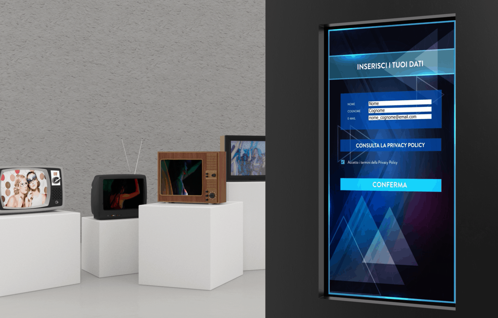 Video Streaming Booth - Dot Shell